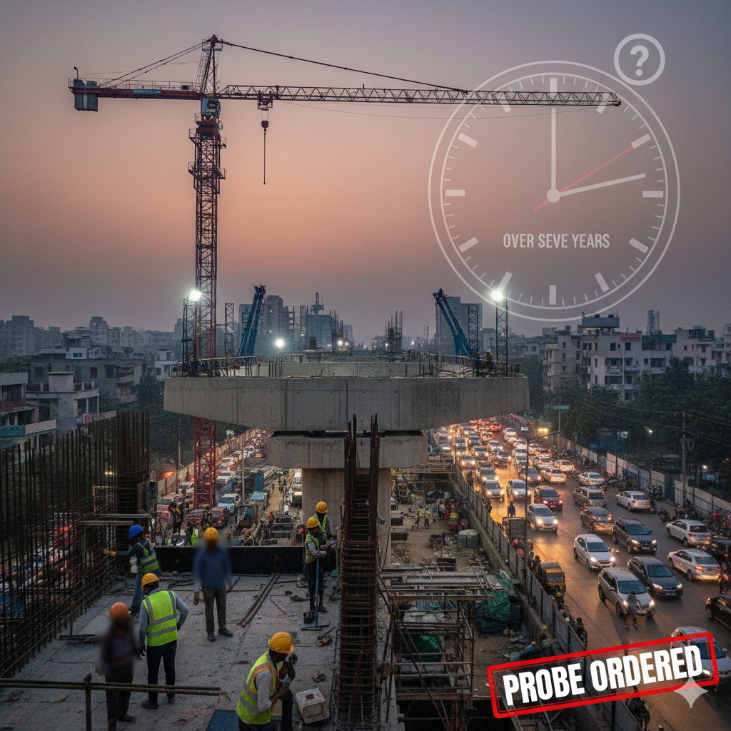 Probe Ordered for Barapullah Phase-III Flyover Delay